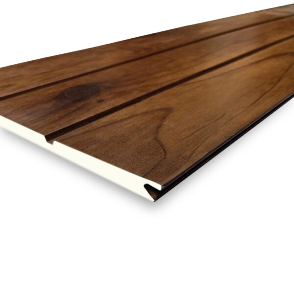 Siding Metálico Revestimientos Exterior Marrón - FerromasHome